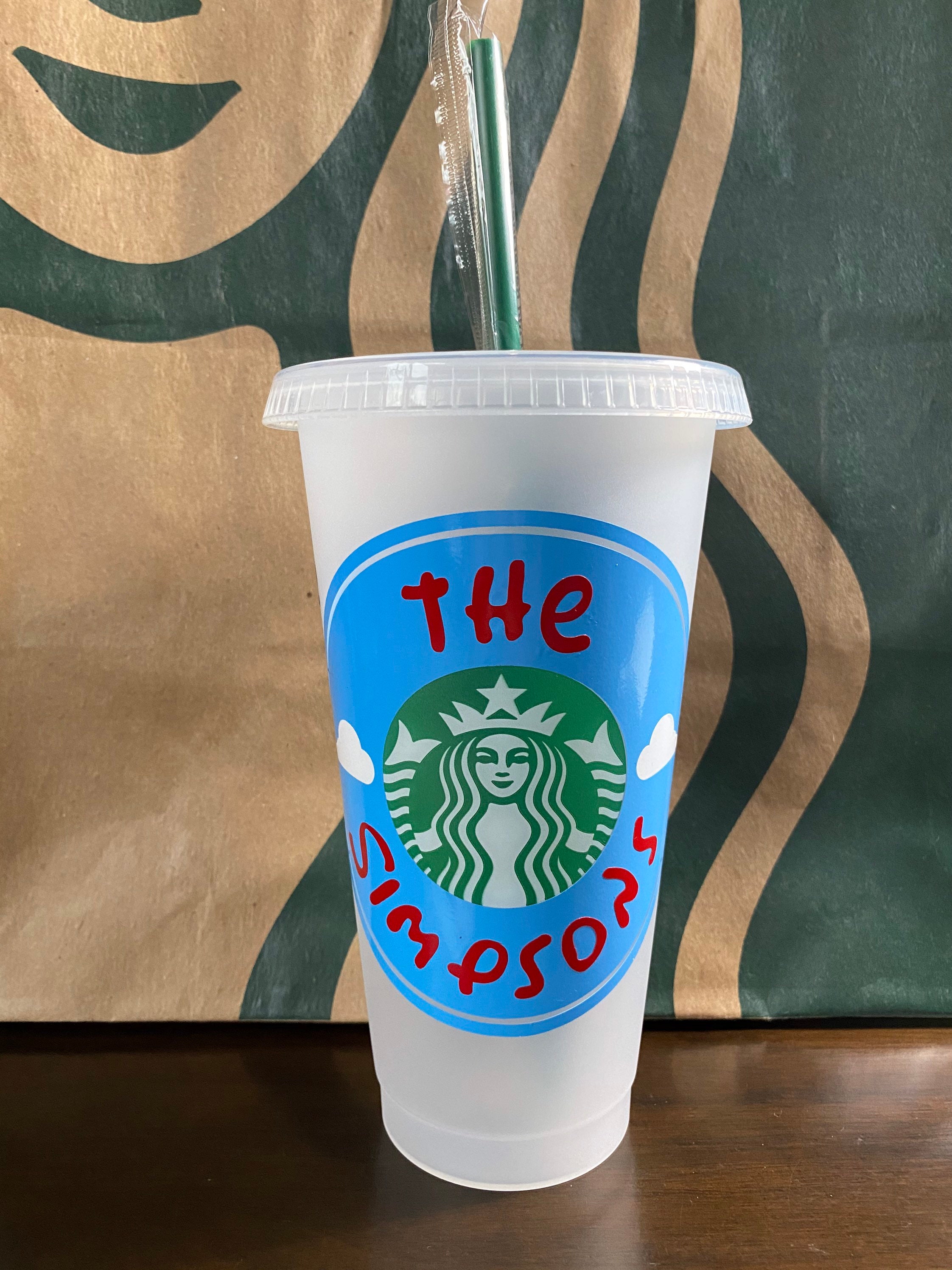 Custom the Simpsons Marge Girl Power Venti Starbucks Reusable - Etsy