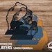 3D Layered Michigan State, Digital Download, Glowforge Cut File, Wall ...
