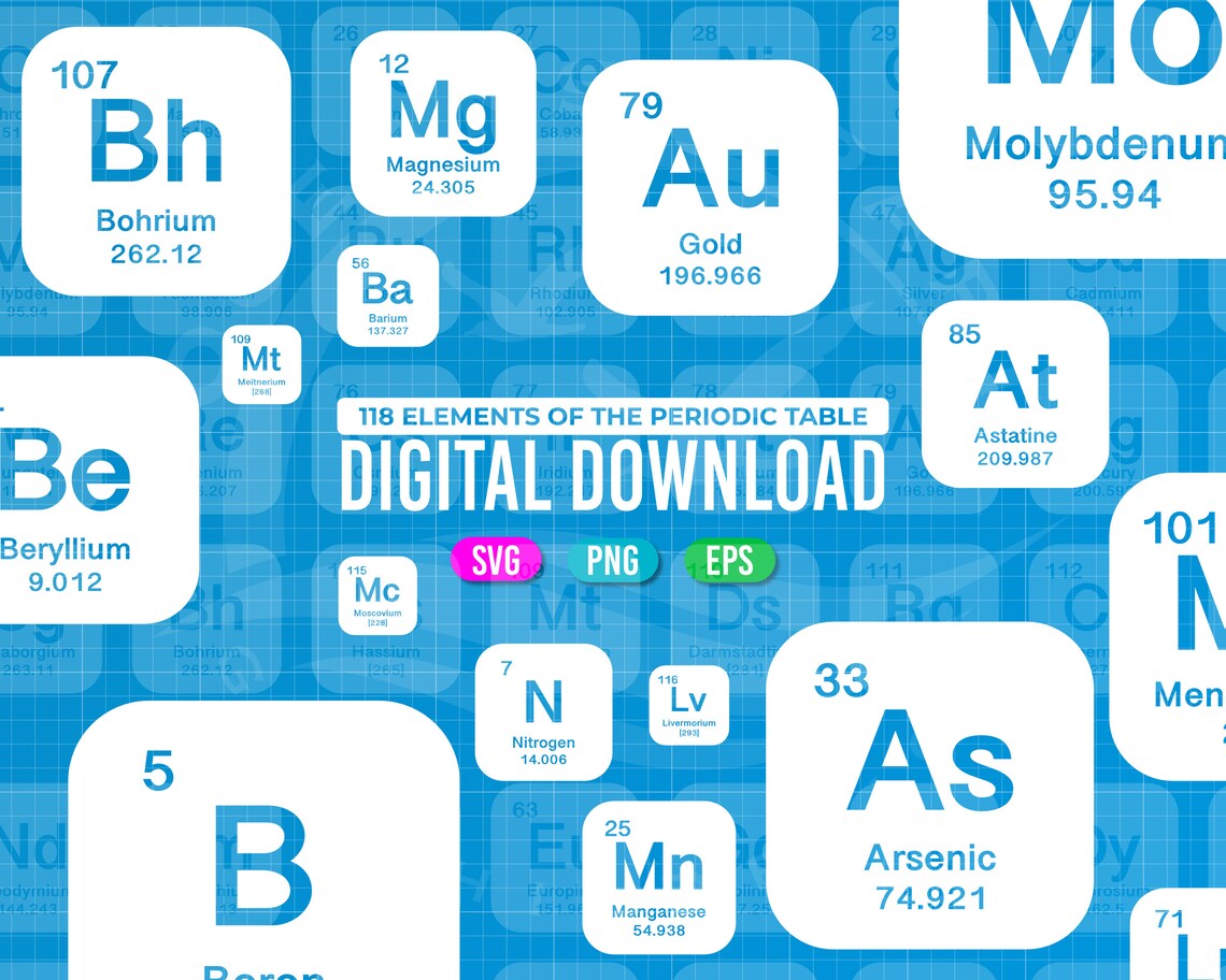 Periodic Table Elements Svg Files - Periodic Table Alphabet - Periodic ...
