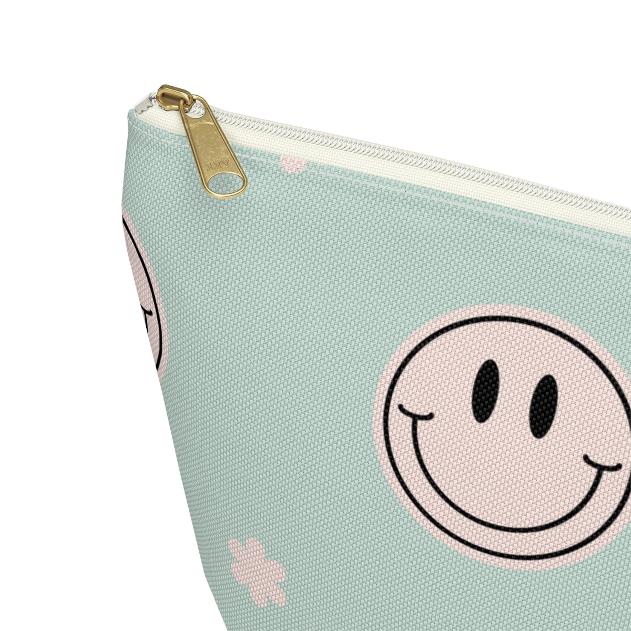 Groovy Boho Smiley Face Makeup Bag | Travel Cosmetic Bag | Cosmetics ...