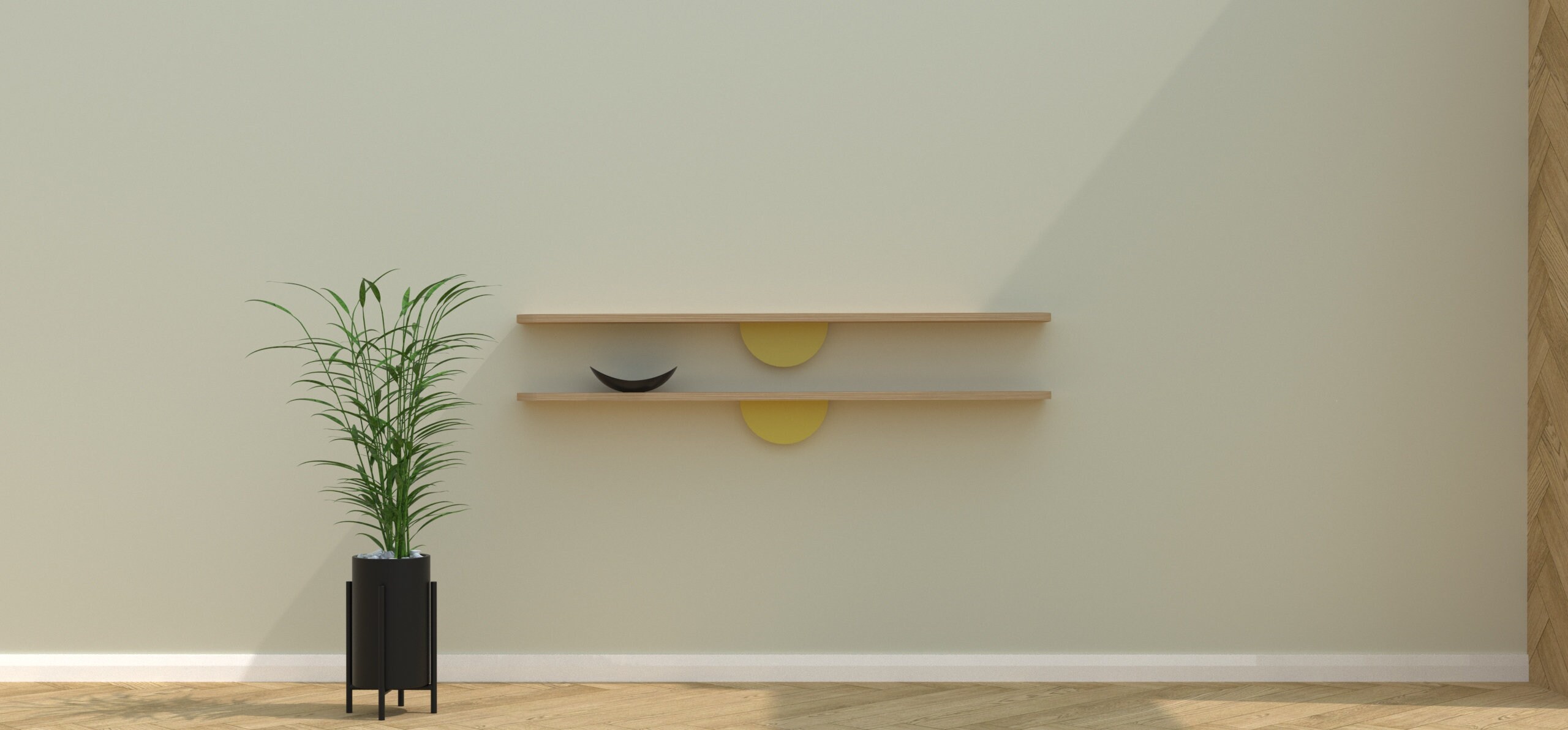Handmade Plywood Contemporary Shelves With Colour - Etsy UK