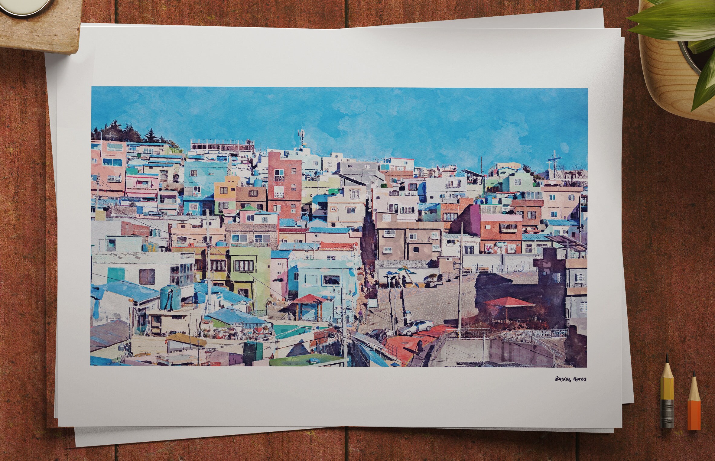 Watercolor Travel Poster or Canvas Pictures Travel Wall Art | Etsy