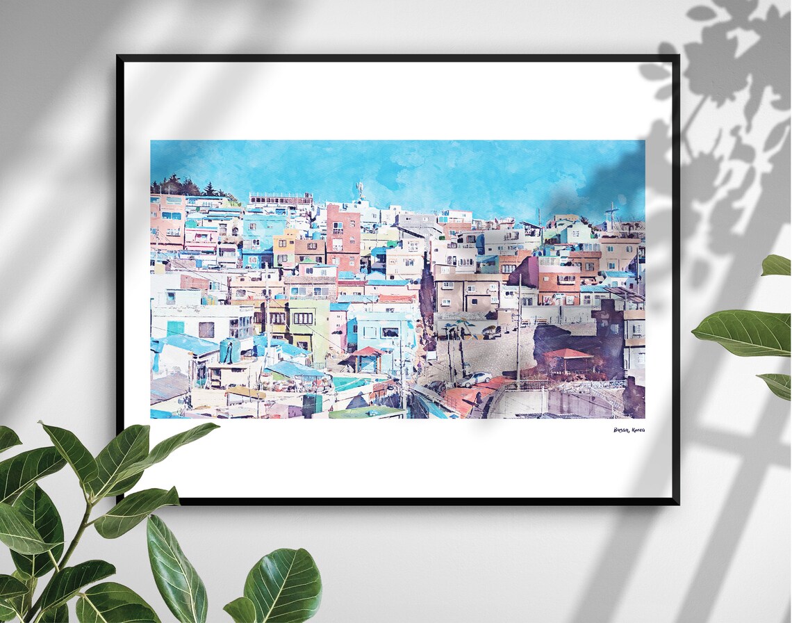 Watercolor Travel Poster or Canvas Pictures Travel Wall Art | Etsy