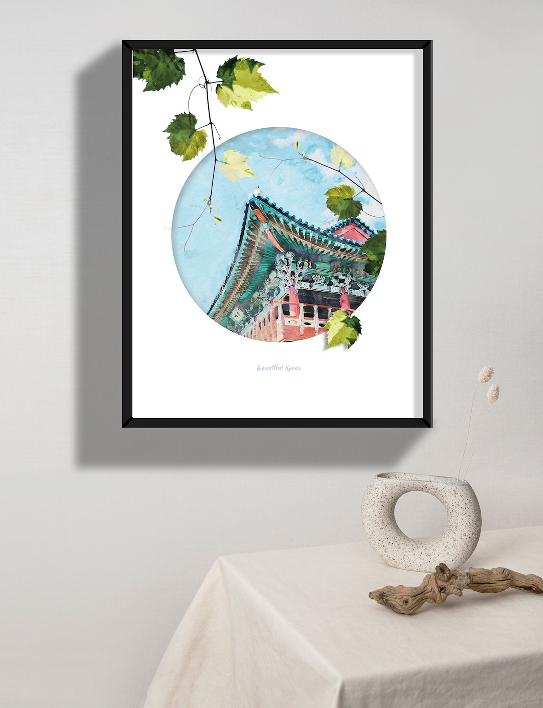 Korea Poster, Korean Painting, Korea Travel, Seoul, Watercolor Travel ...