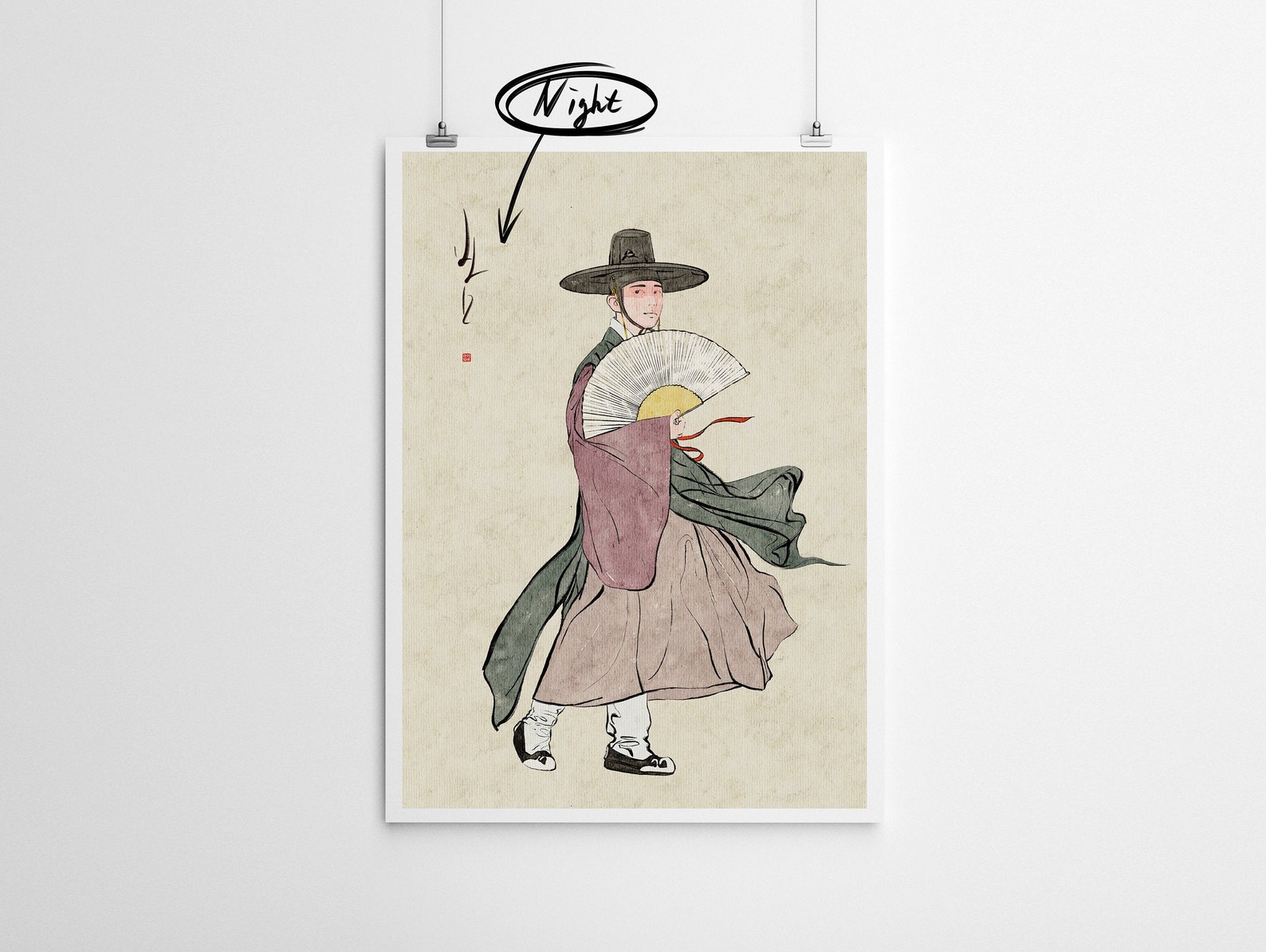 Hanbok Korean Art Korean Painting Asian Art Asian Art - Etsy