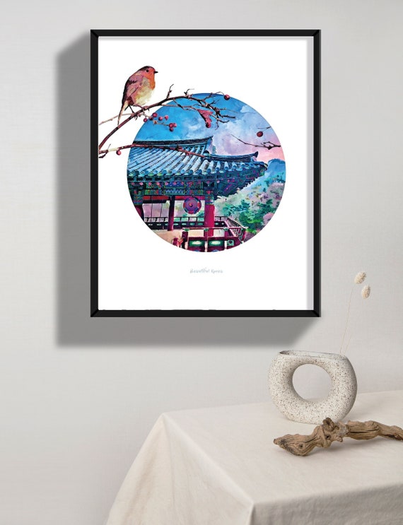 Watercolor Travel Poster or Canvas Pictures Travel Wall Art | Etsy