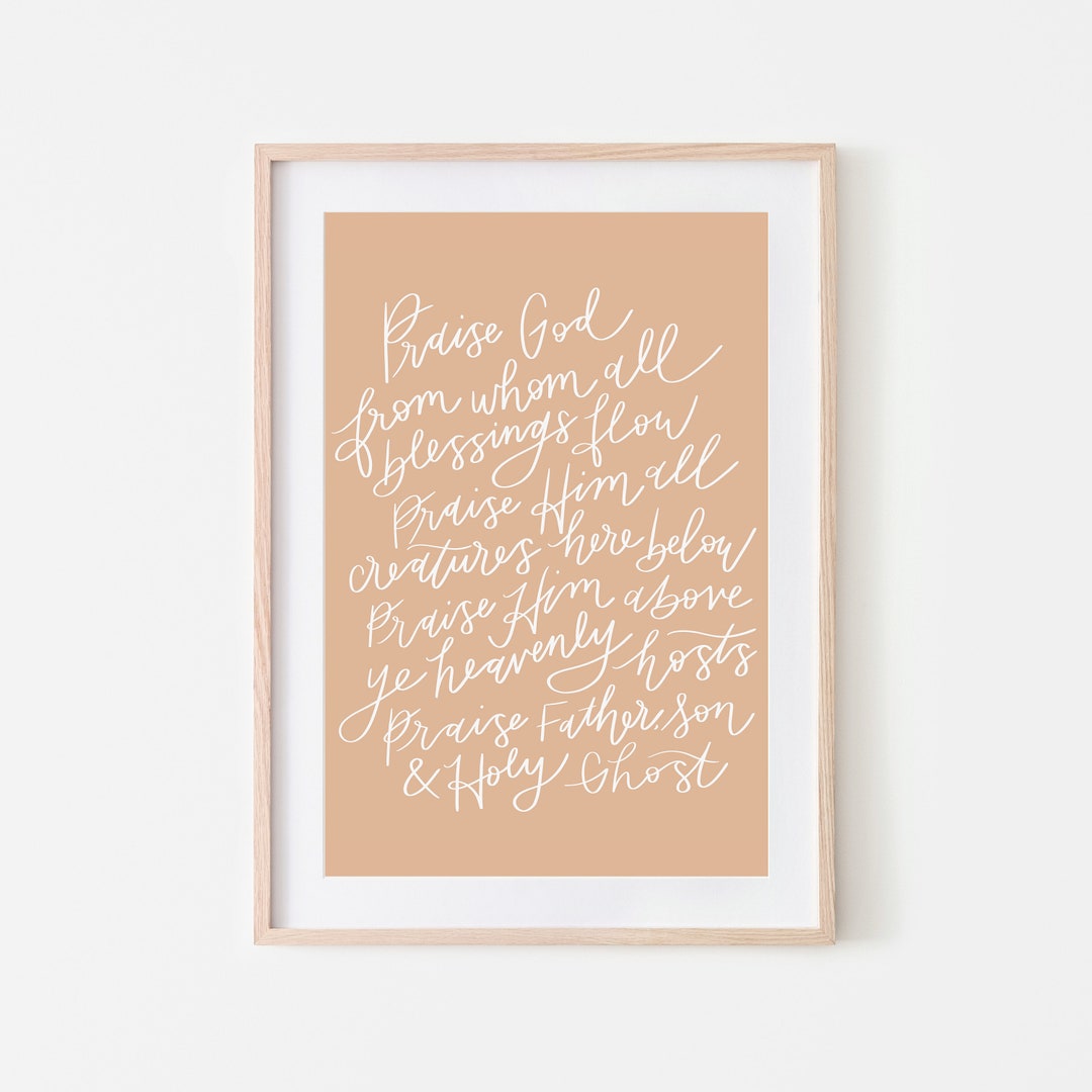 Doxology, Digital Art Print - Etsy