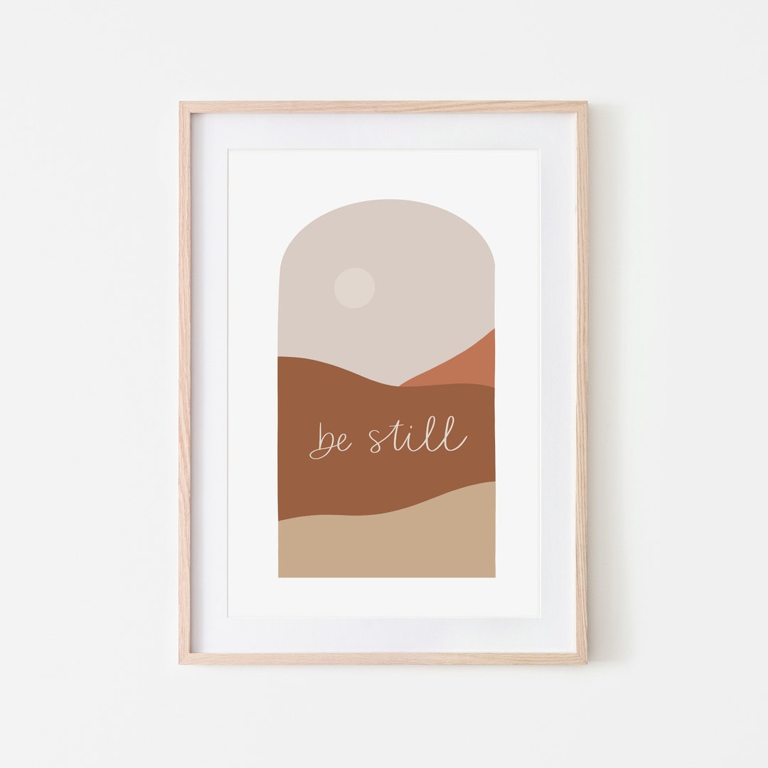 Be Still Boho 8x10 Print, Digital Download - Etsy