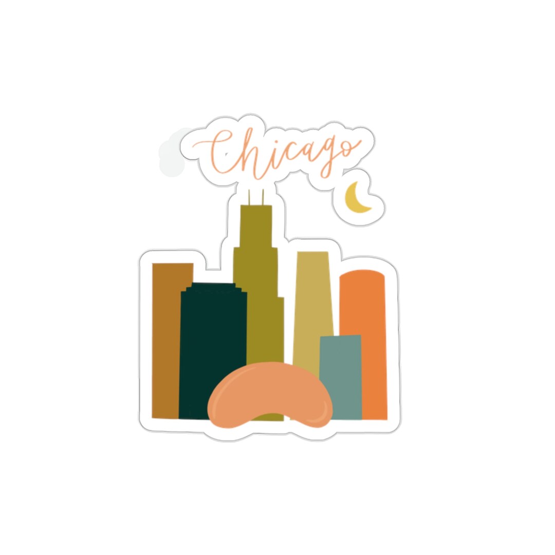 Chicago Sticker - Etsy