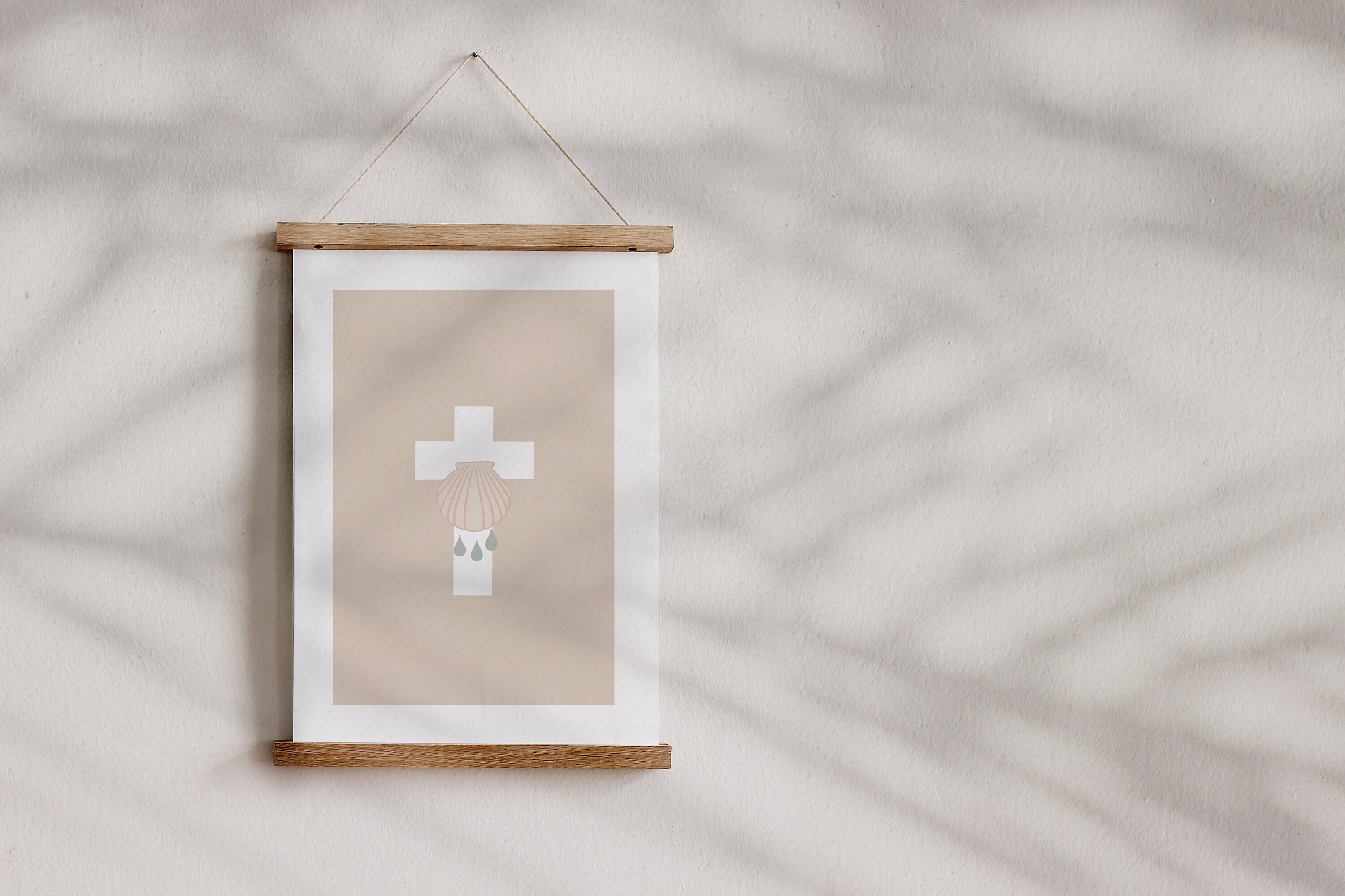 Baptism Cross Printable - Etsy