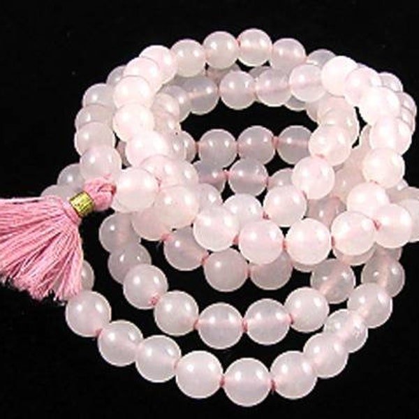 Rose Quartz Mala - Etsy