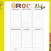 Grocery List, Digital Grocery List, Fun Grocery List, Printable Grocery ...