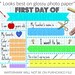 Back TO School Printable | First Day of School Stats Sign | First Day ...