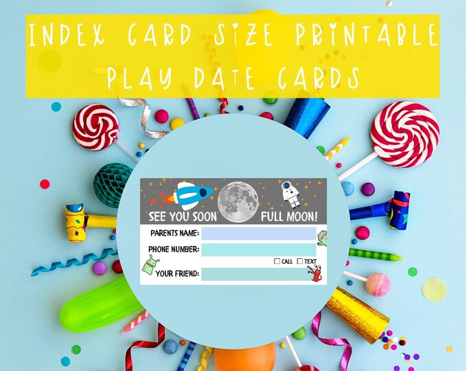 Gamer Tag Printable Play Date Cards Calling Cards Kids - Etsy