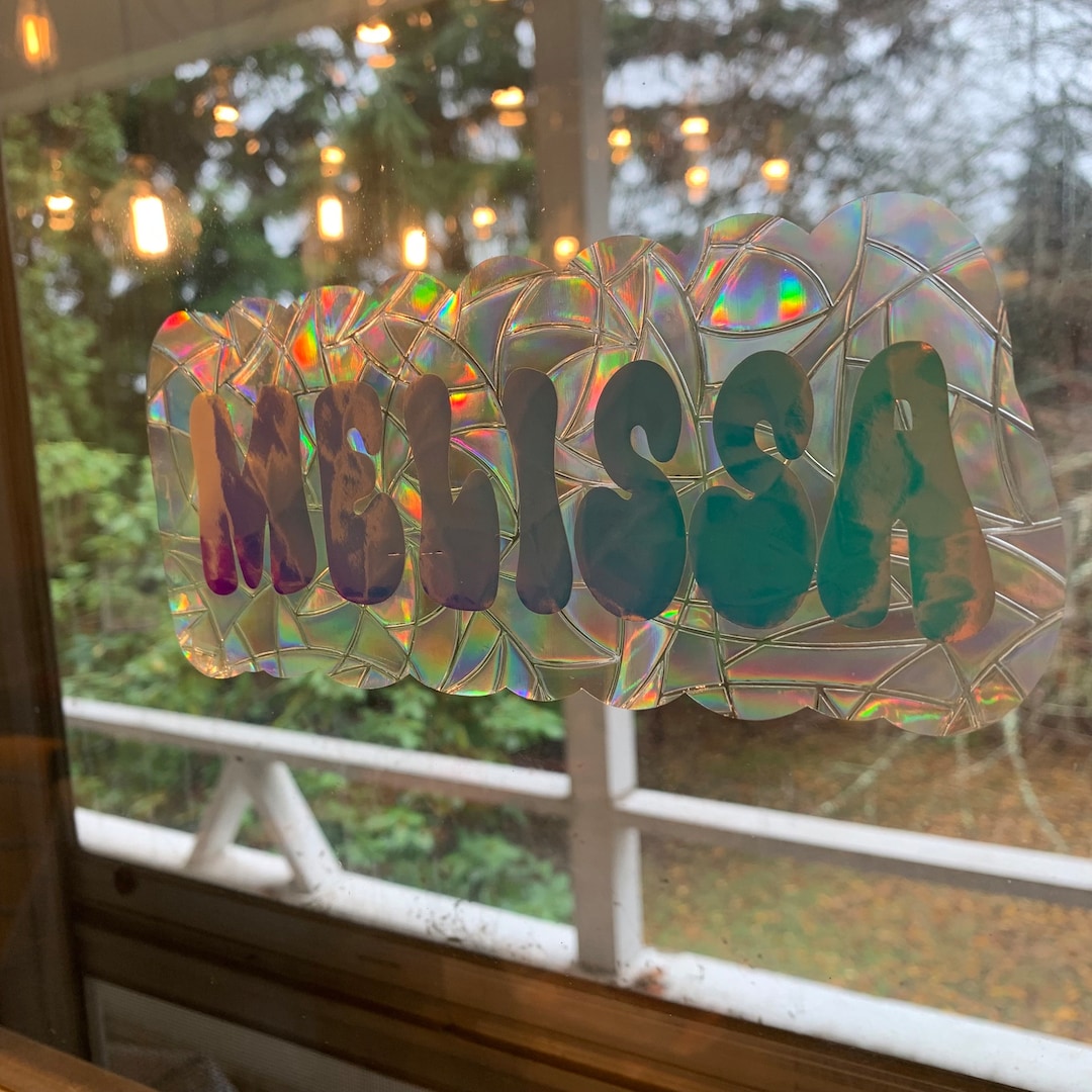 Custom Name Suncatcher | Prism Suncatcher | Glow in the Dark ...