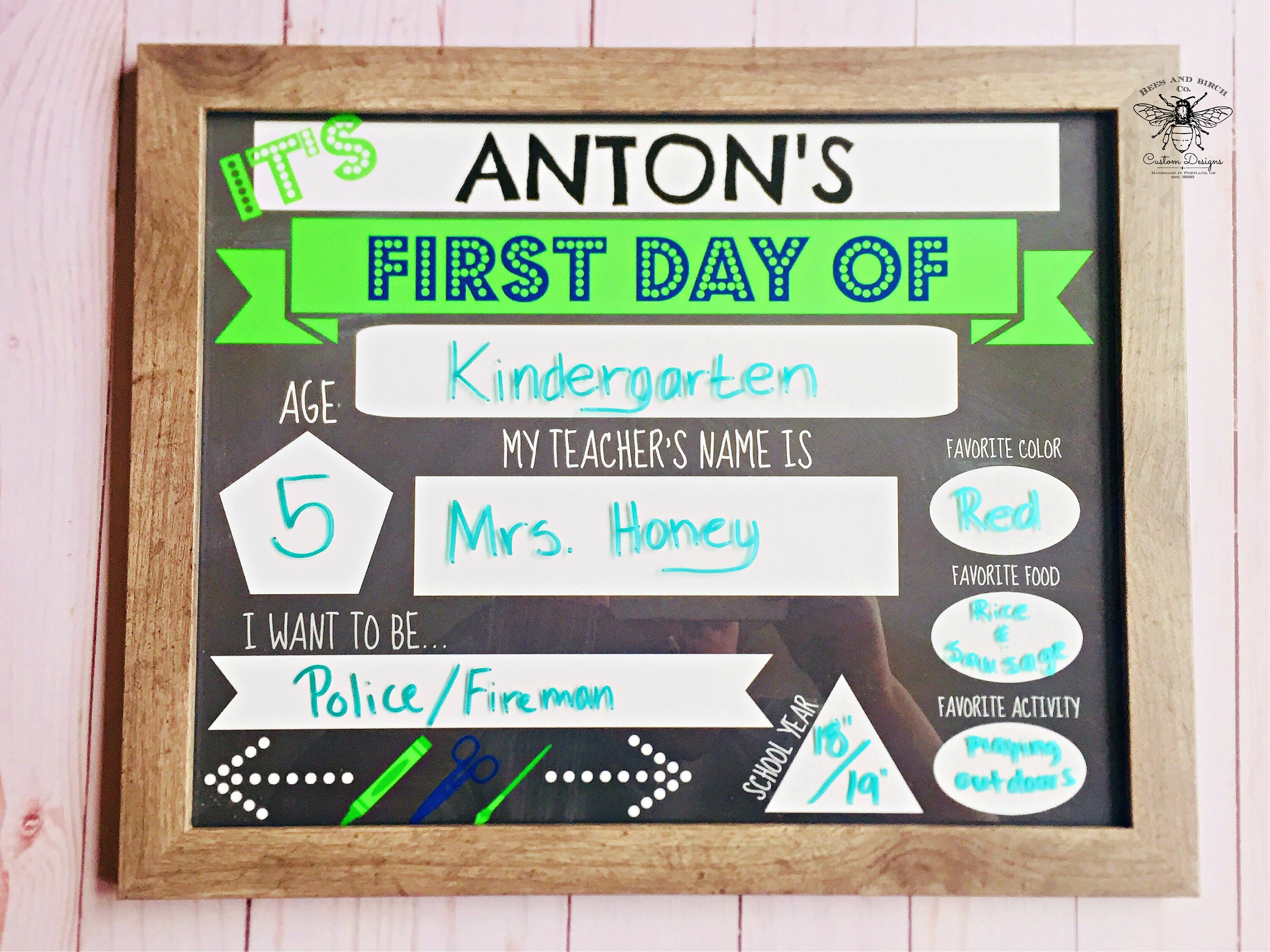 Back TO School Printable First Day of School Stats Sign - Etsy