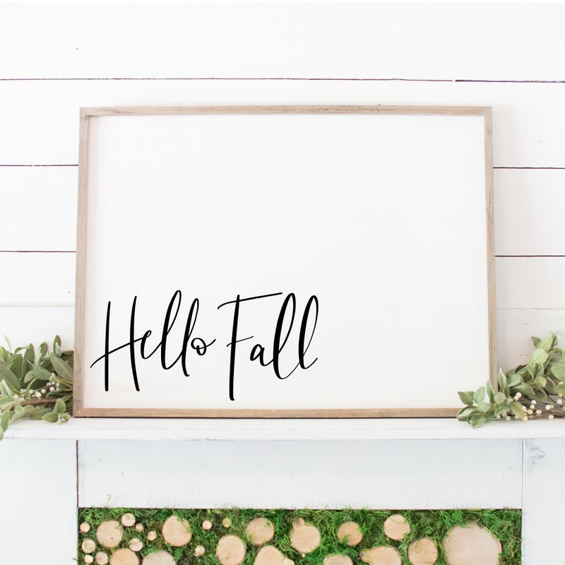 Mini Fall Signs - Etsy