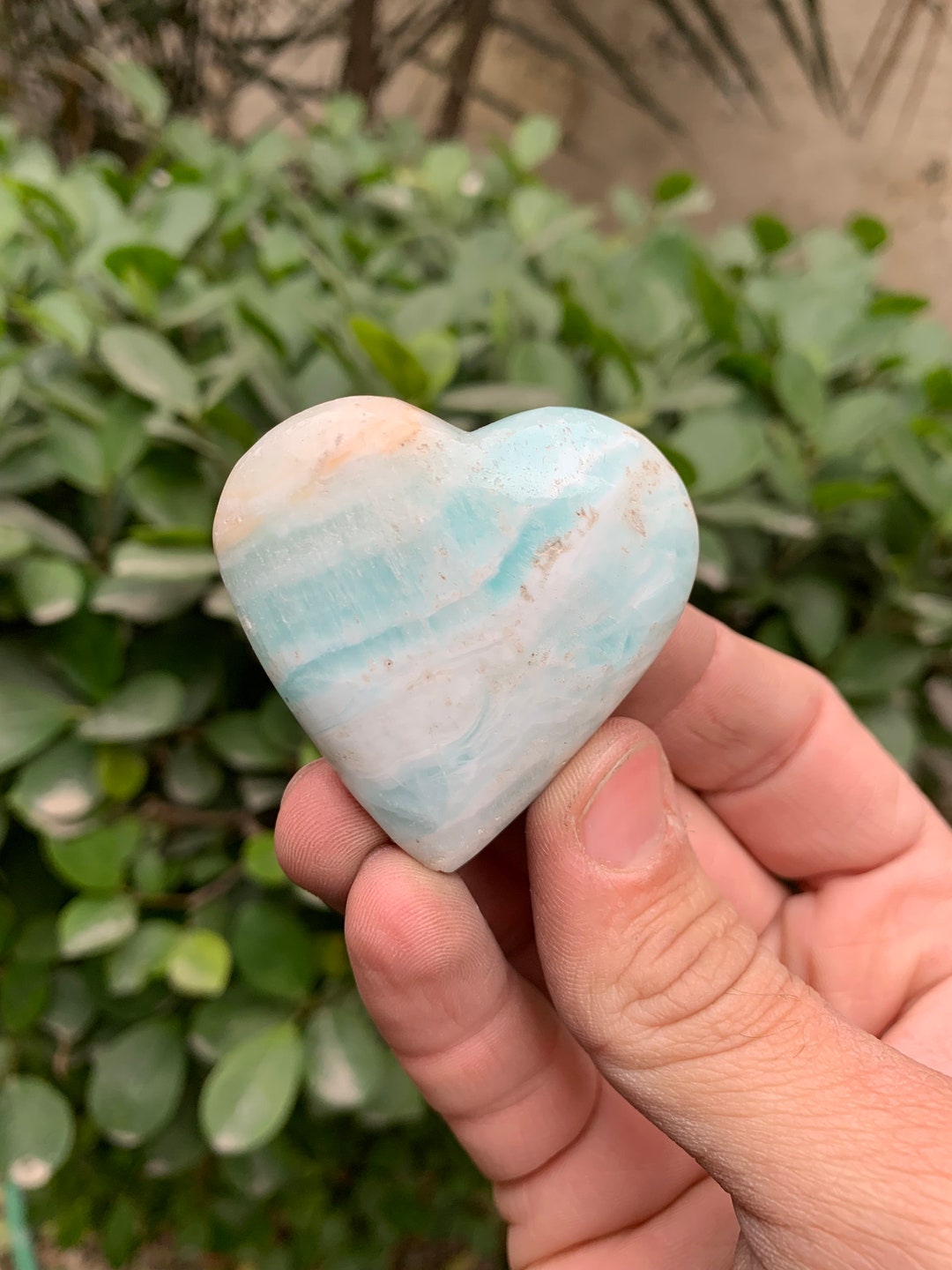Premium Quality Caribbean Calcite Heart -caribbean Calcite Heart ...