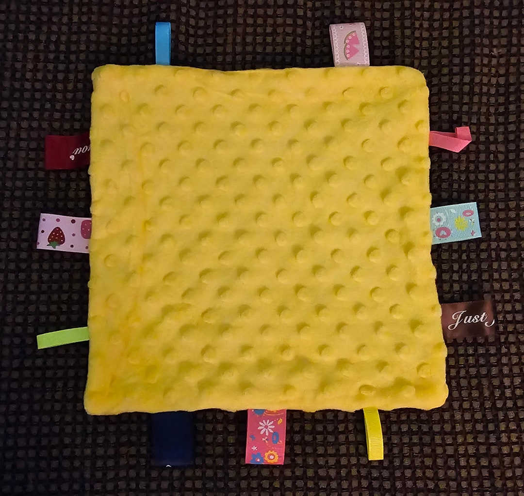 Handmade Sensory Baby Blanket Toy With Tags - Etsy