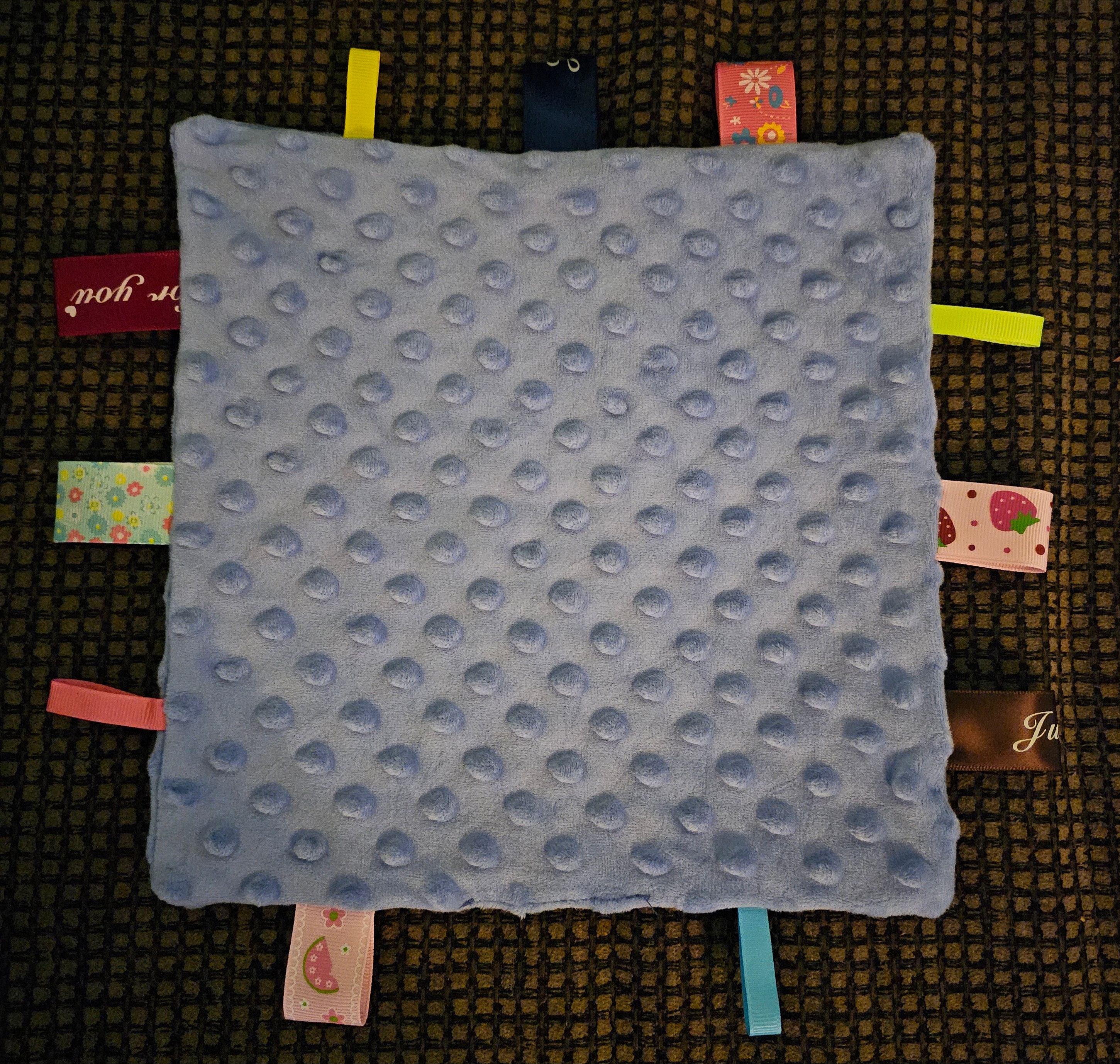 Handmade Sensory Baby Blanket Toy With Tags - Etsy