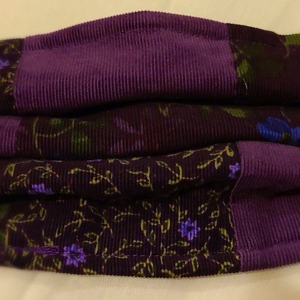 Patchwork Face Mask - Etsy