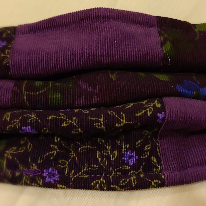 Patchwork Face Mask - Etsy