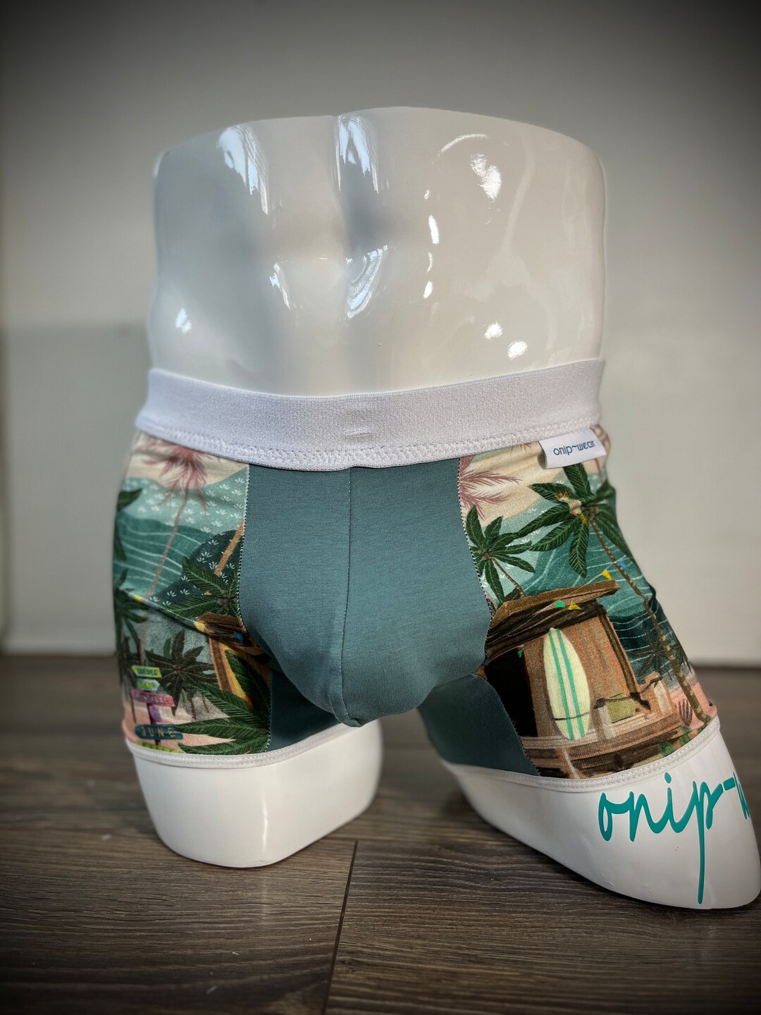 Boxer Briefs Palm Tree Men Underwear Pouch Front - Etsy