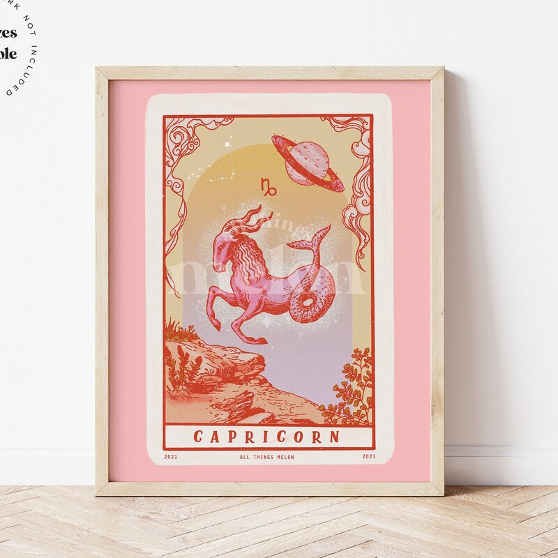 Capricorn Print - Etsy Canada