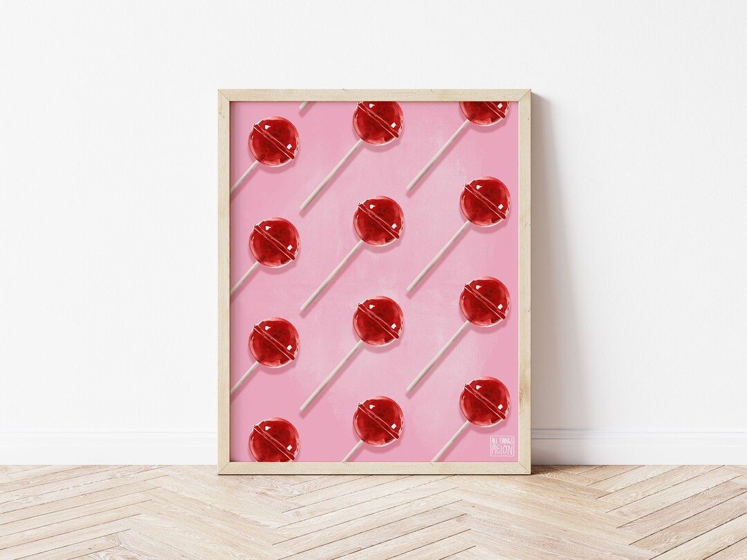 Llolipop, Candy, Illustration, Downloadable Print, Printable ...