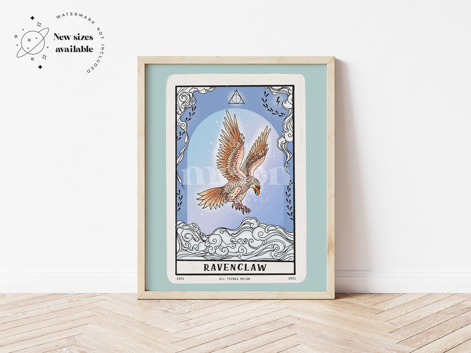 Ravenclaw Hogwarts House Tarot Card Downloadable Print - Etsy