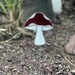 Stained Glass Mushroom With Rod - Etsy