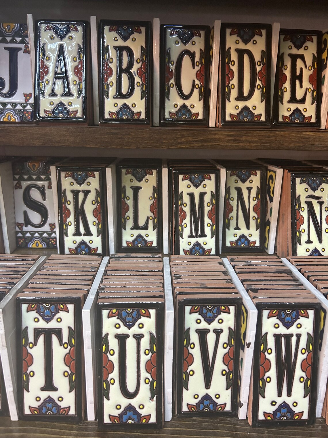 Talavera Tile Letters for Last Name and Frames - Etsy