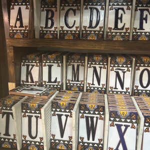 Talavera Tile Letters for Last Name and Frames - Etsy