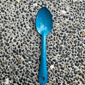 Blue Peltre Mexican Serving Spoons - Etsy