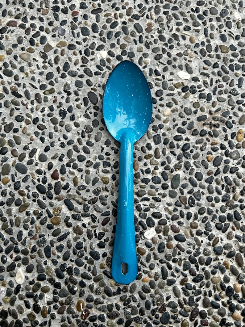 Blue Peltre Mexican Serving Spoons - Etsy