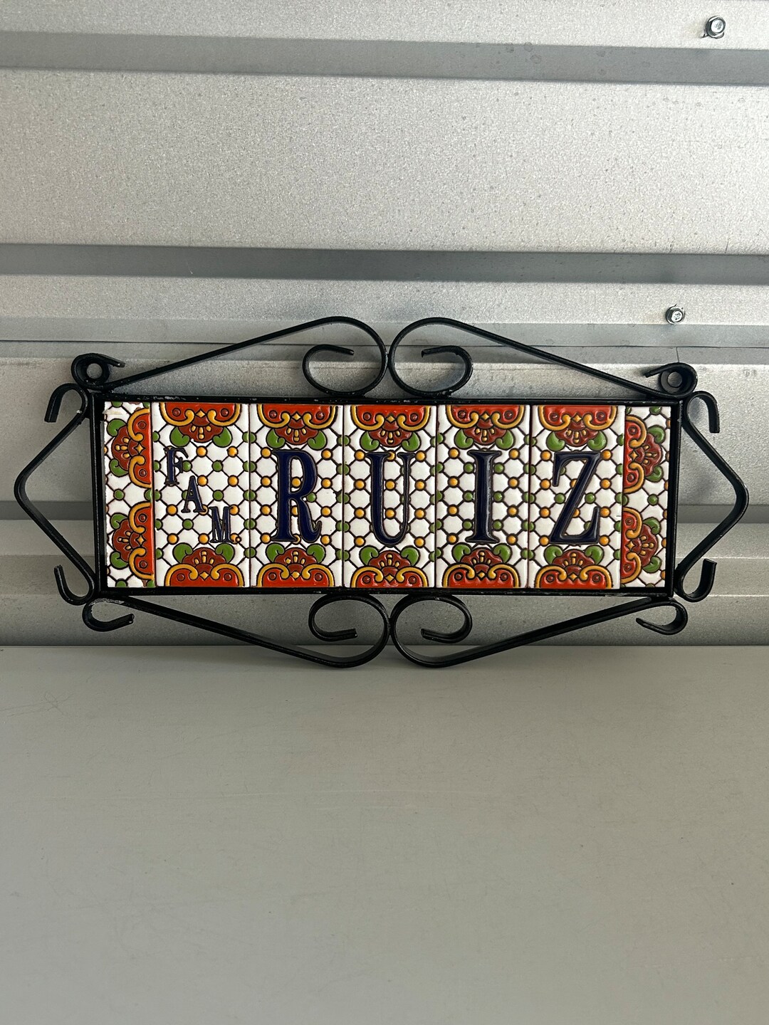 Talavera Tile Letters for Last Name and Frames - Etsy