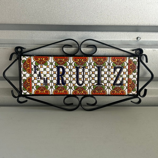 Talavera Tile Letters - Etsy