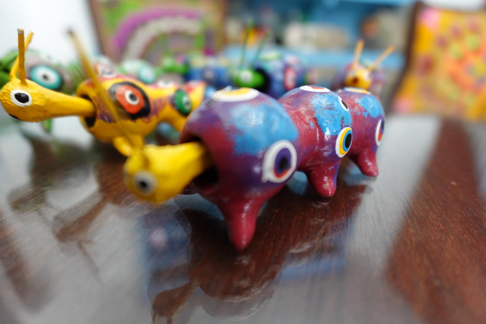 Handmade Wooden Bobblehead Figurines – Mexican Folk Art Animals ...