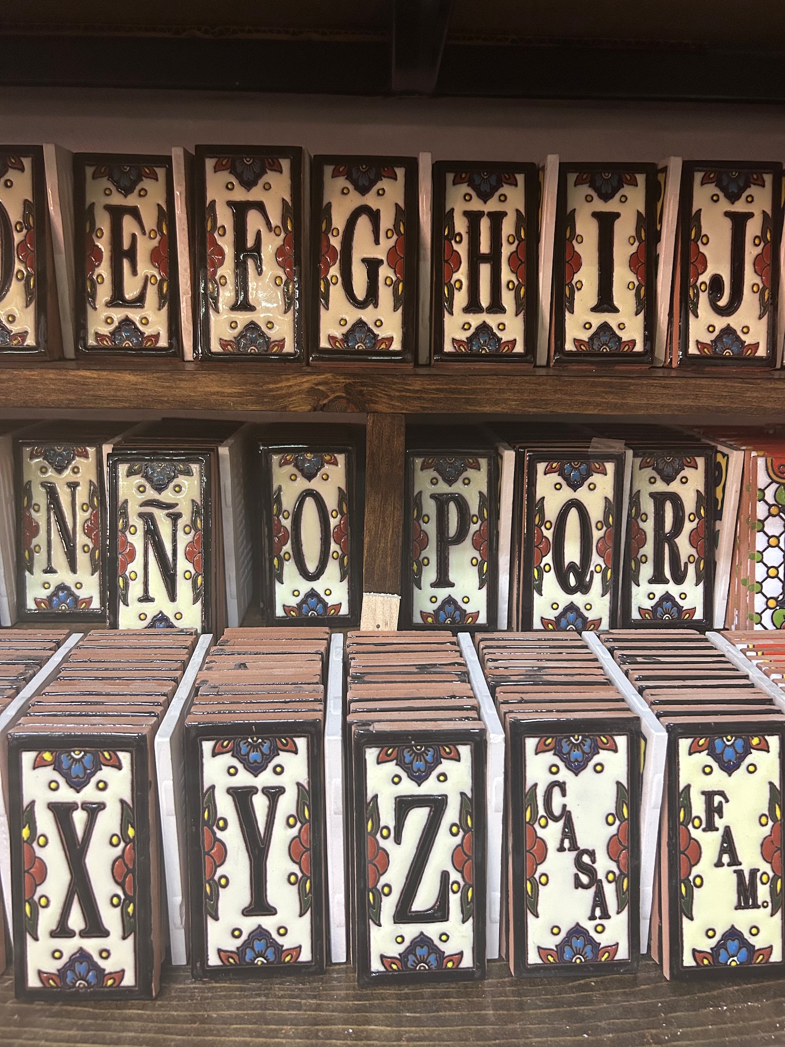 Talavera Tile Letters for Last Name and Frames - Etsy