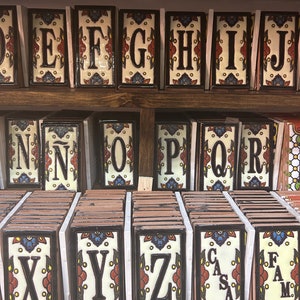 Talavera Tile Letters for Last Name and Frames - Etsy