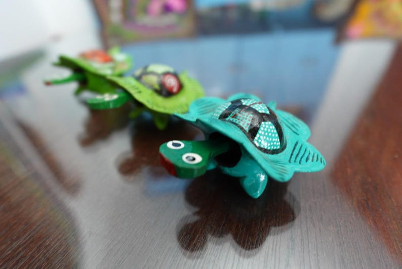 Handmade Wooden Bobblehead Figurines – Mexican Folk Art Animals ...