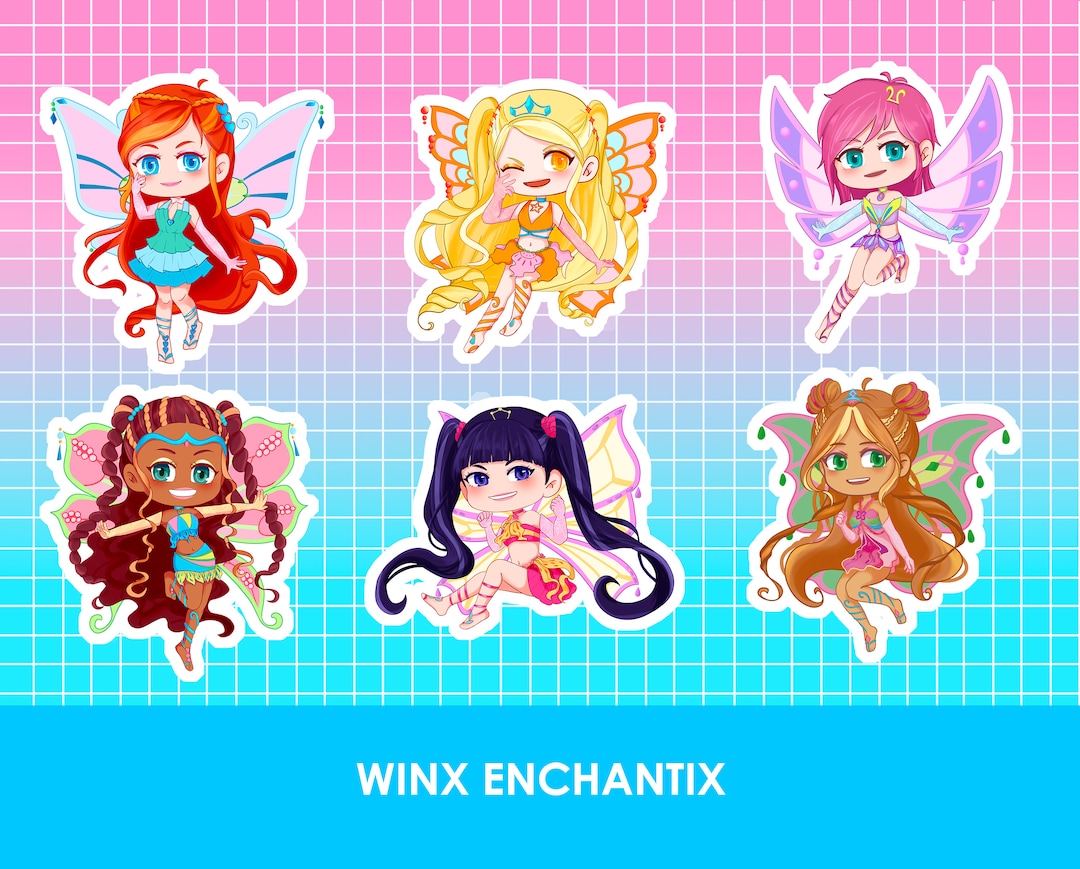 Winx Enchantix Glitter Charms - Etsy