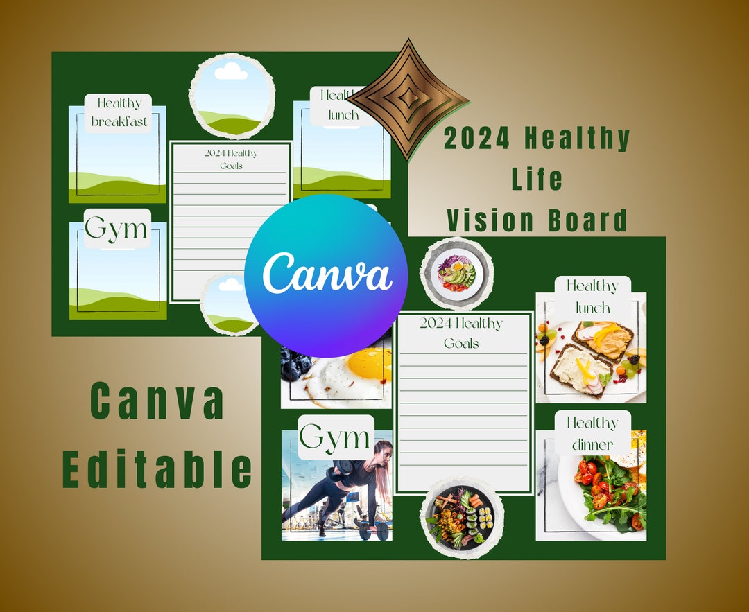 Canva Vision Board for Your Dreams Manifestation and Visualization, You ...