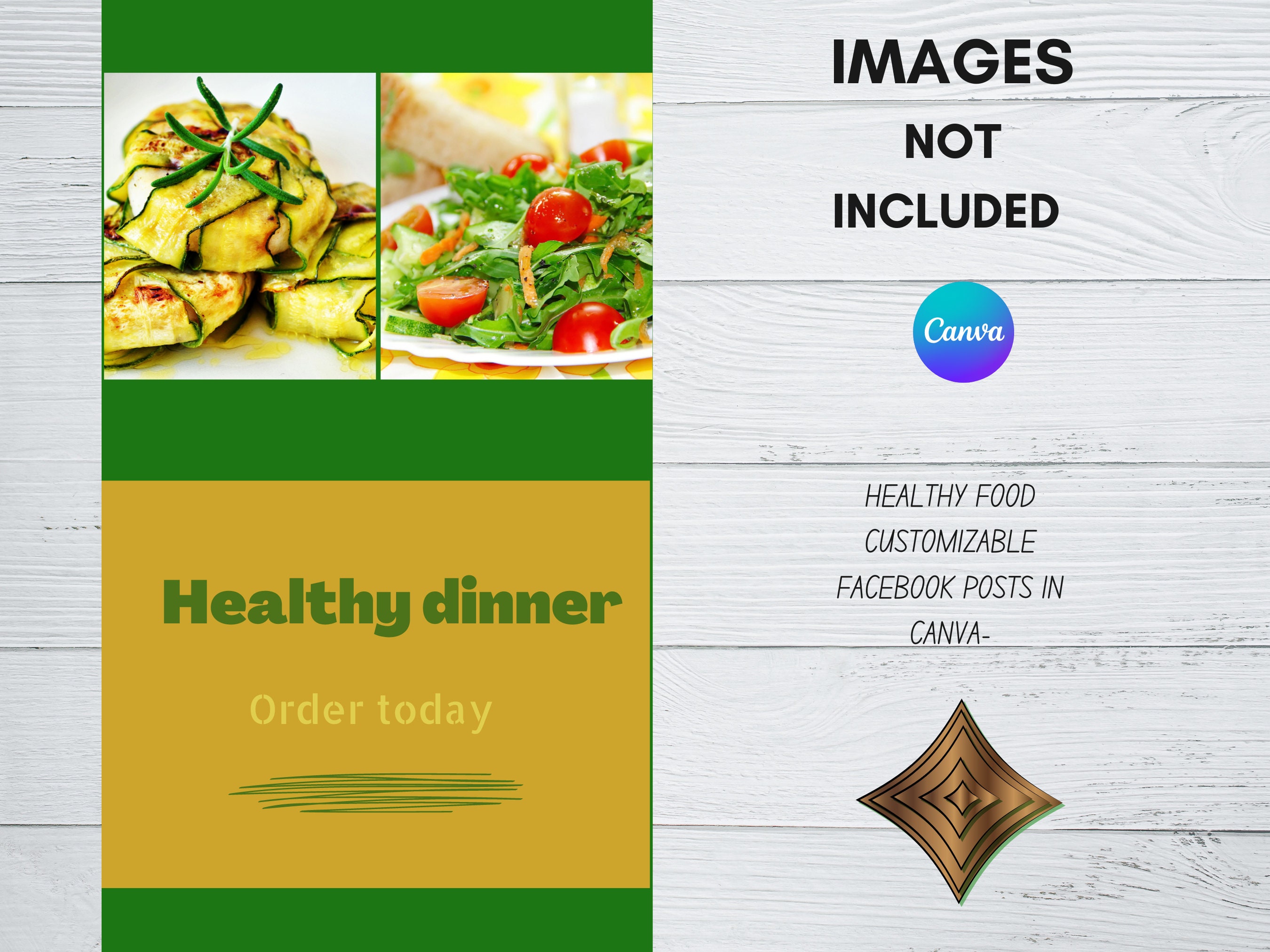 Digital Pinterest Canva Template, Editable |customizable, Fitness and ...
