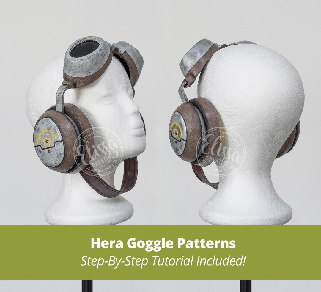 Hera Syndulla Inspired Digital Goggle Templates & Tutorial - Etsy