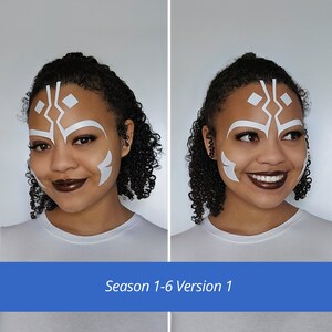 Ahsoka Tano Face Marking Templates COMPLETE ANIMATION BUNDLE - Etsy