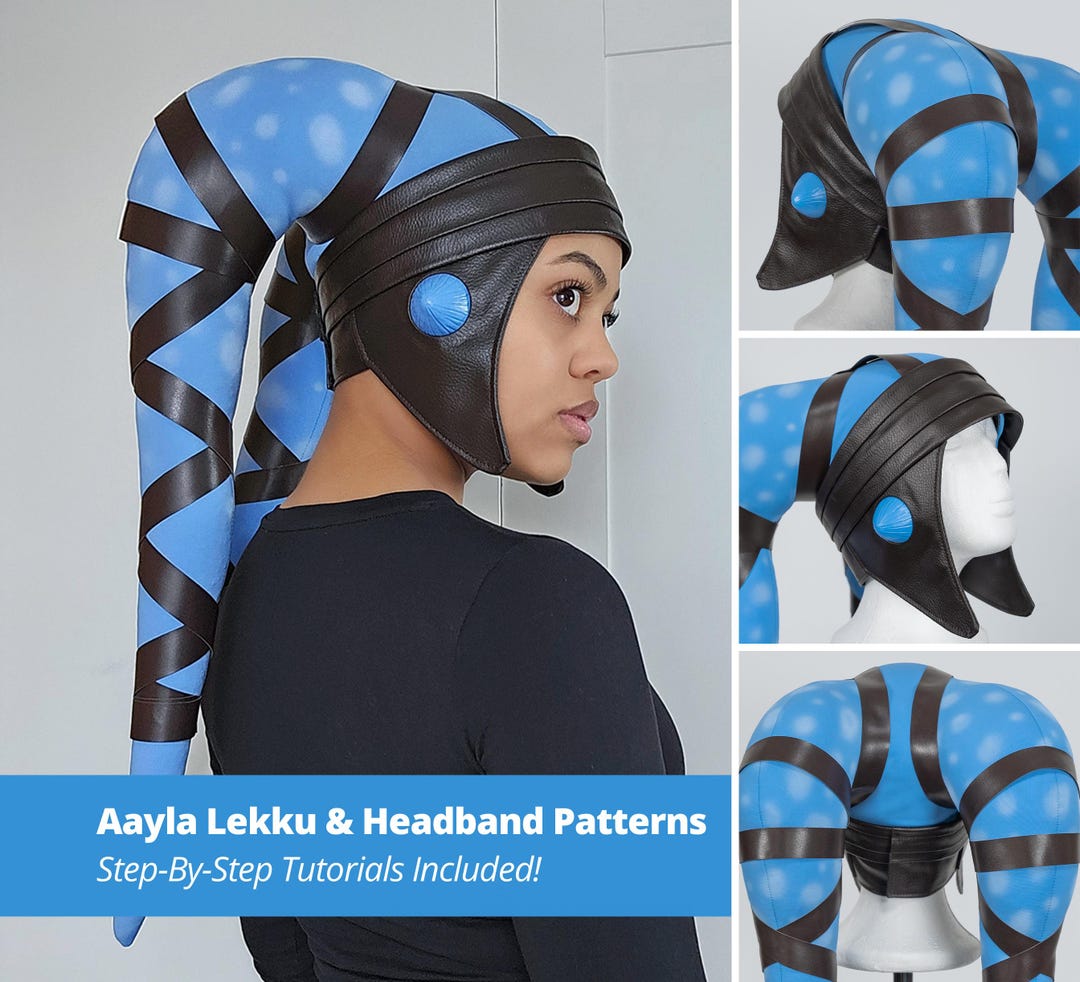 Aayla Secura Inspired Lekku & Headband Pattern | BUNDLE! - Etsy