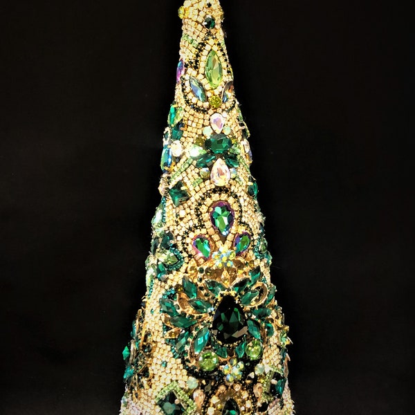 Jeweled Christmas Tree - Etsy