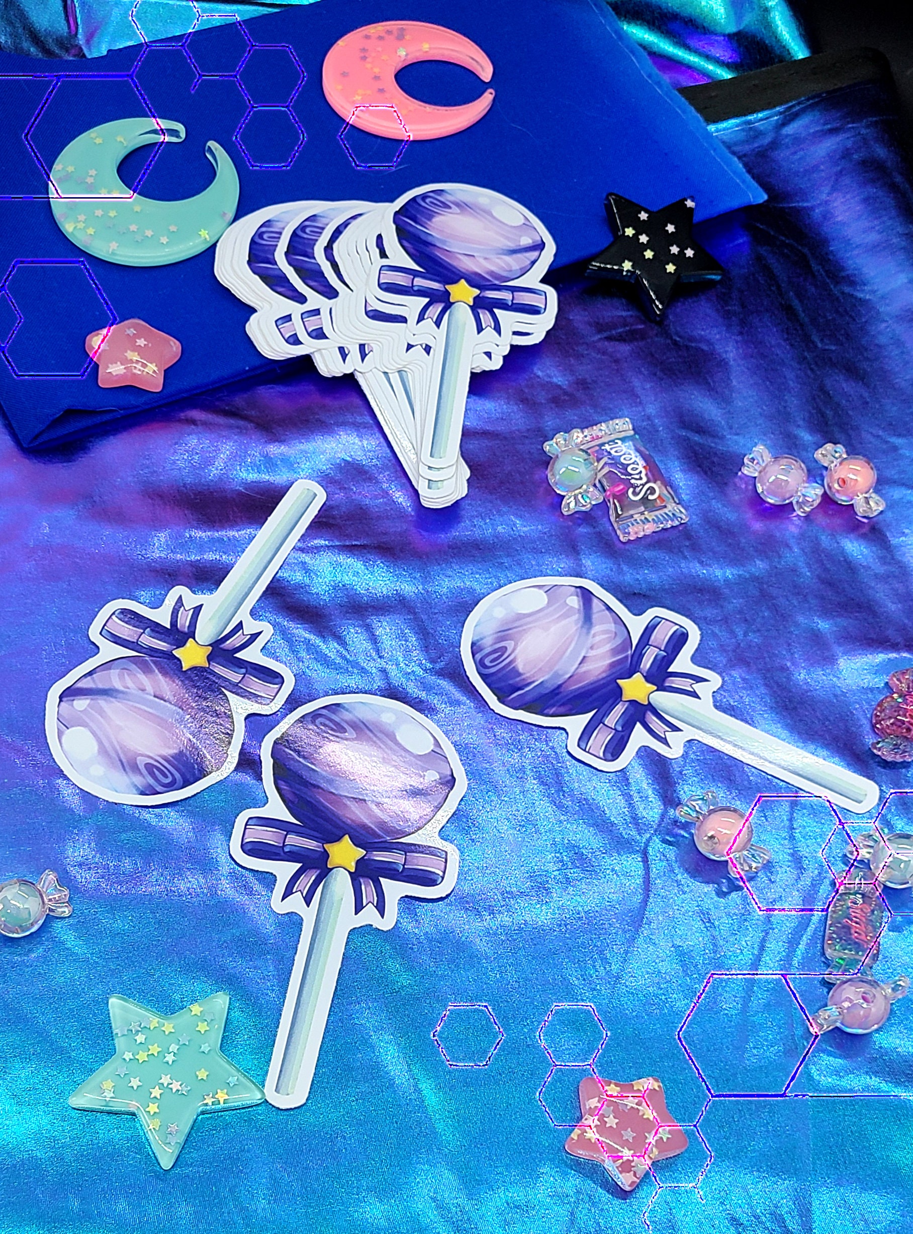 Planetpops | Space Lollipop | Sticker Pack - Etsy
