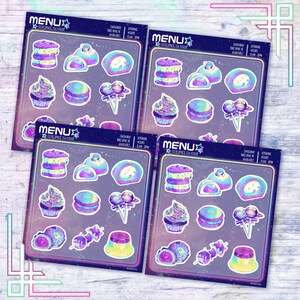 Sweets Menu - Sticker Sheet - Etsy